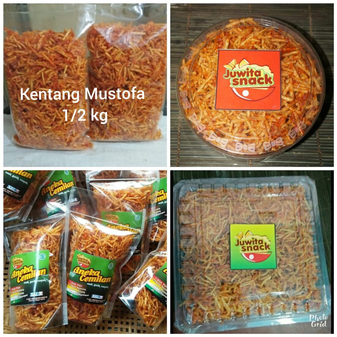Kentang Mustofa Balado 500 gr Original | UMKM Cibinong