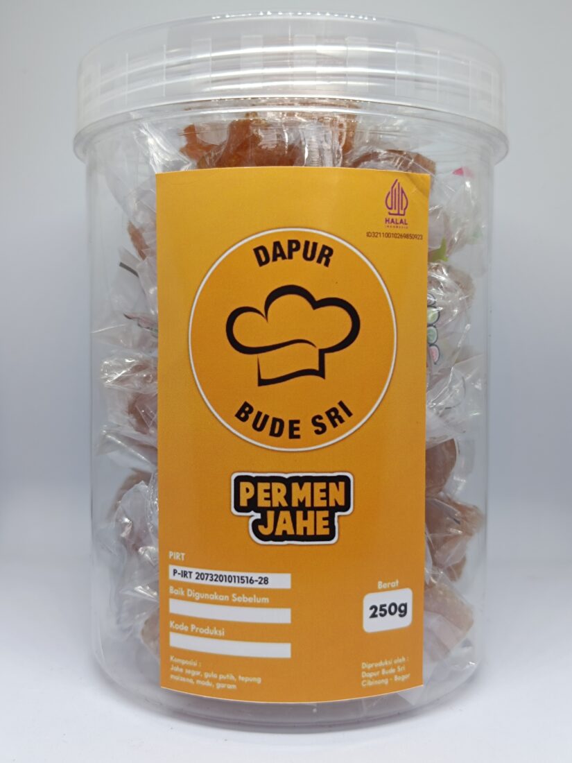 Permen Jahe Kemasan Toples | UMKM Cibinong